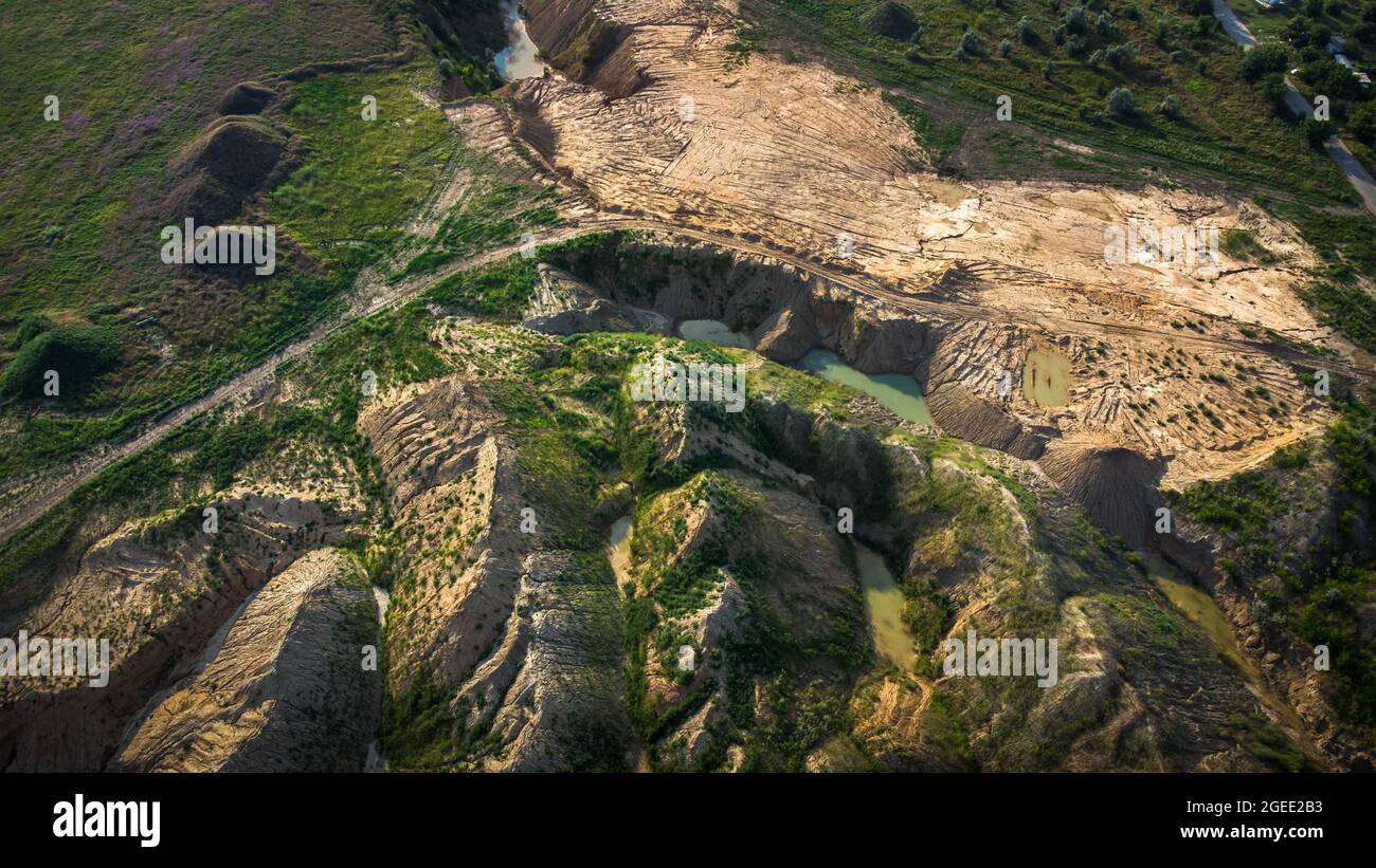 Quarry aerial photography hi-res stock photography and images - Alamy