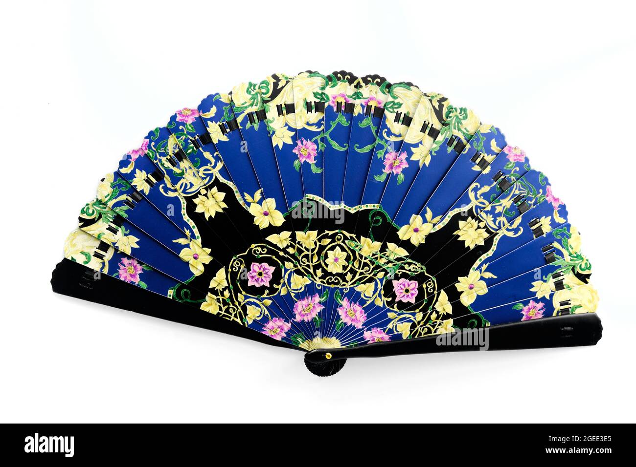 Blue vintage fan hi-res stock photography and images - Alamy