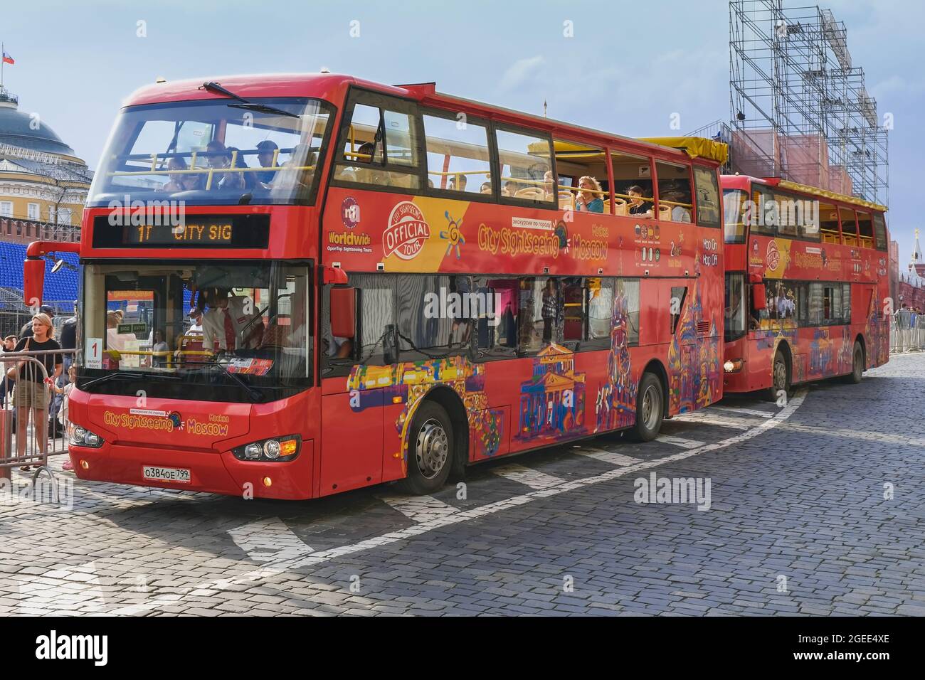 Moscow city sightseeing tour by worldwide red double decker Hop On Hop ...