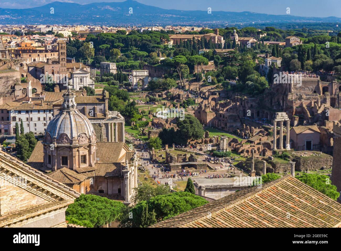 Rome aerial view with ancient architecture hi-res stock photography and ...