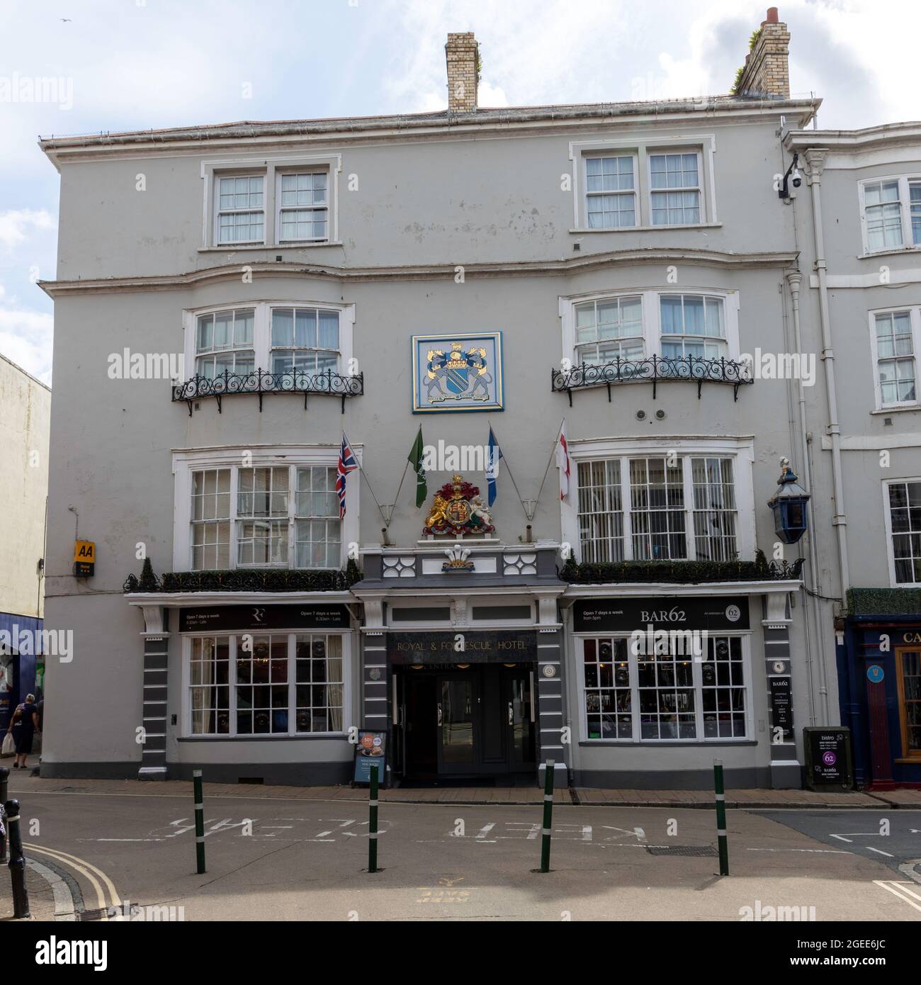 Royal & Fortescue Hotel in central Barnstaple, North Devon Stock Photo ...