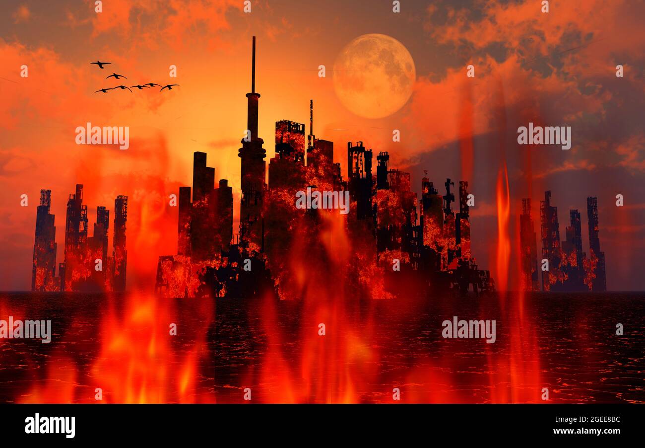Destructive wildfires hi-res stock photography and images - Alamy