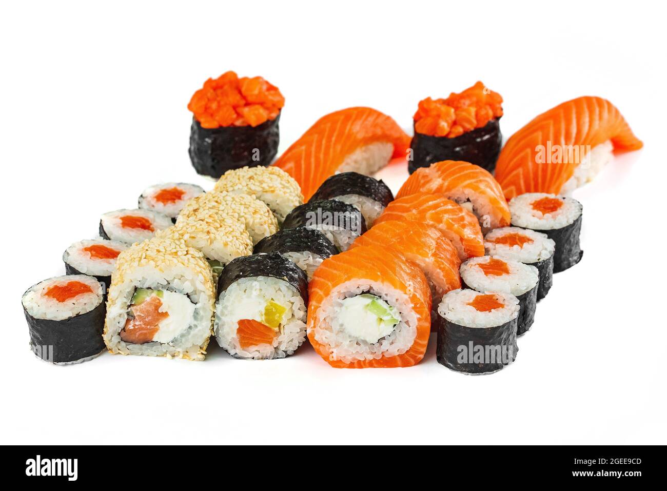 Sushi set various rolls hi-res stock photography and images - Alamy