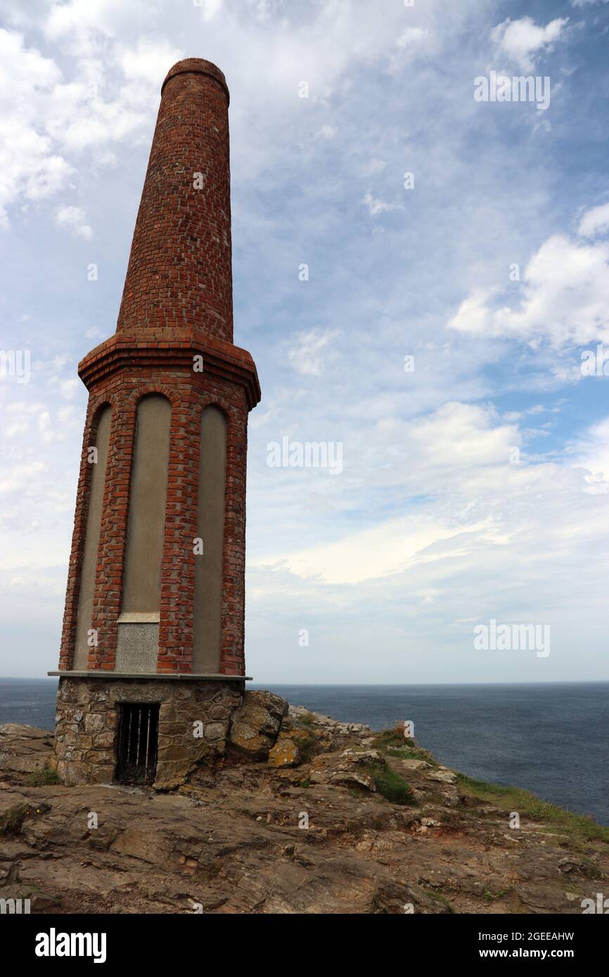 The mining landscape Cornwall, UK. A World Heritage Site Stock Photo ...