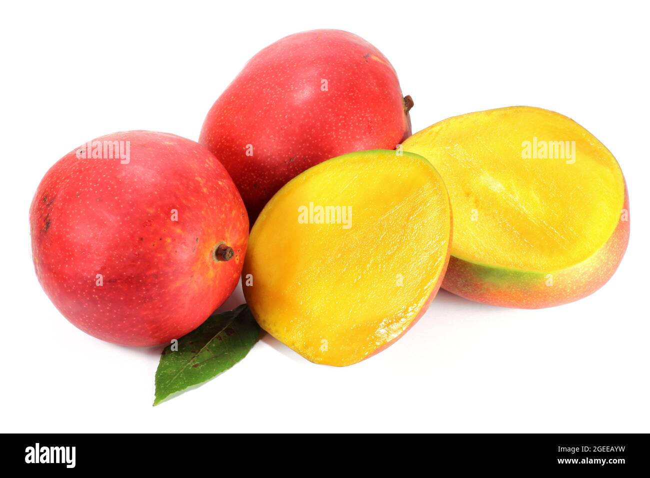 mango isolated on white background Stock Photo - Alamy