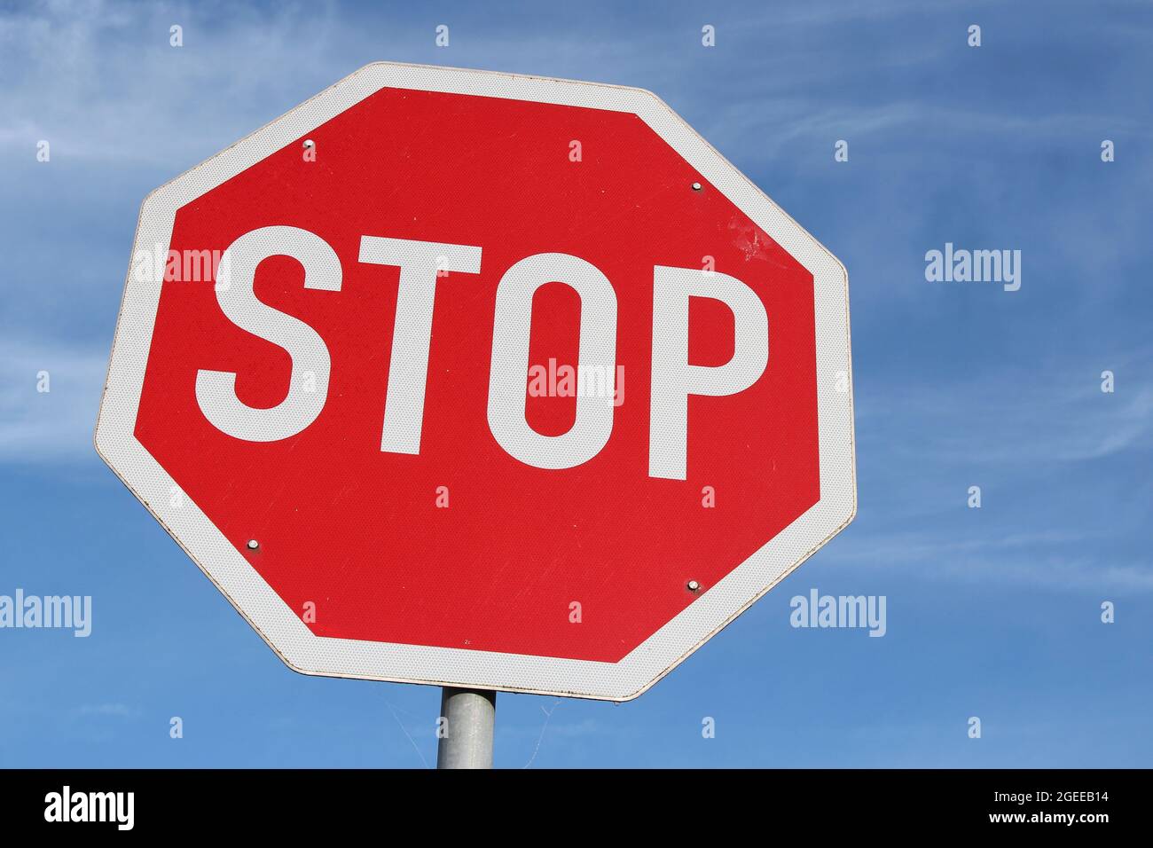 German road sign: stop and give way Stock Photo - Alamy