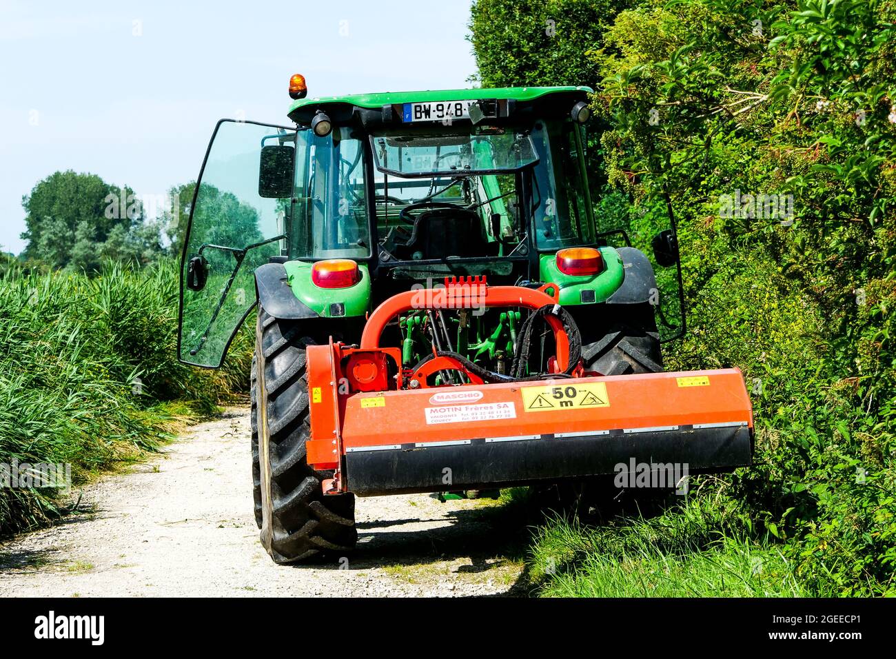 Hedges maintenance, The Swamp - Le Marais, Le Grand Vey, Manche ...