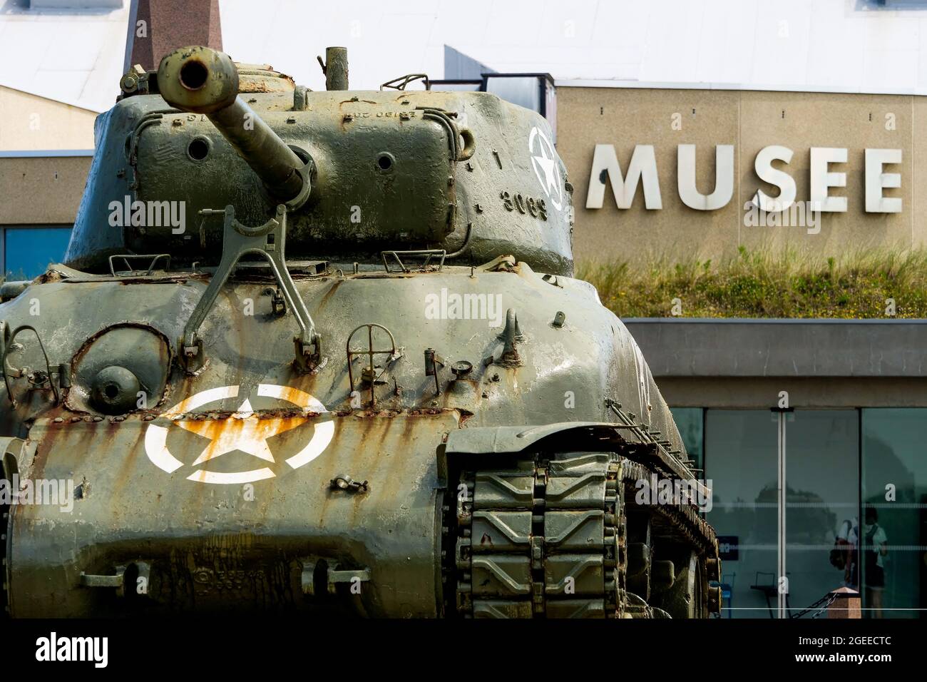 Tank wreck normandy hi-res stock photography and images - Alamy