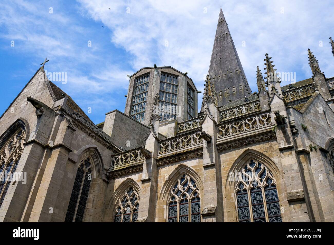 Notre-Dame church, Valognes, Manche department, Cotentin, Normandy ...