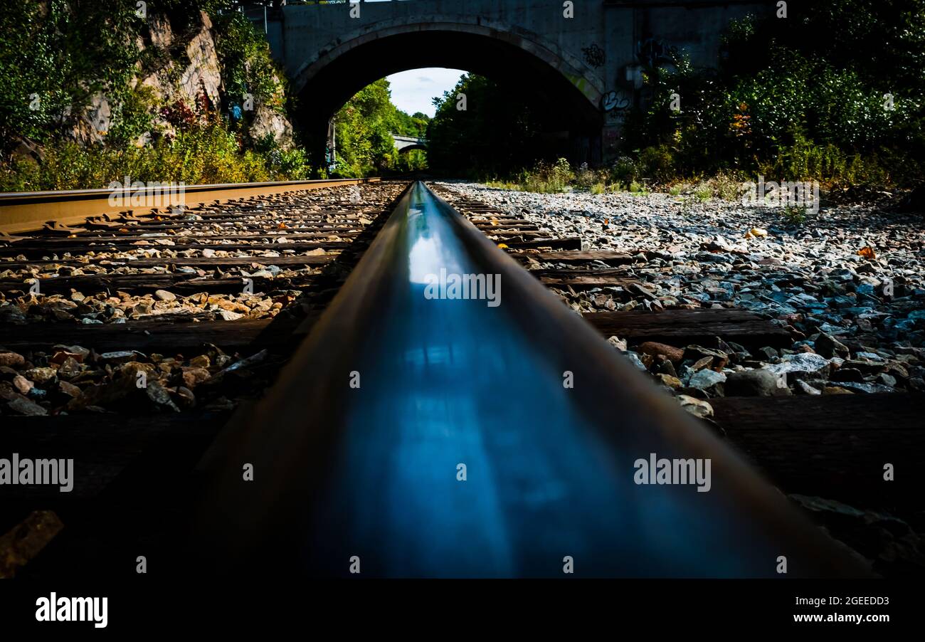Continuous rail railway hi-res stock photography and images - Alamy