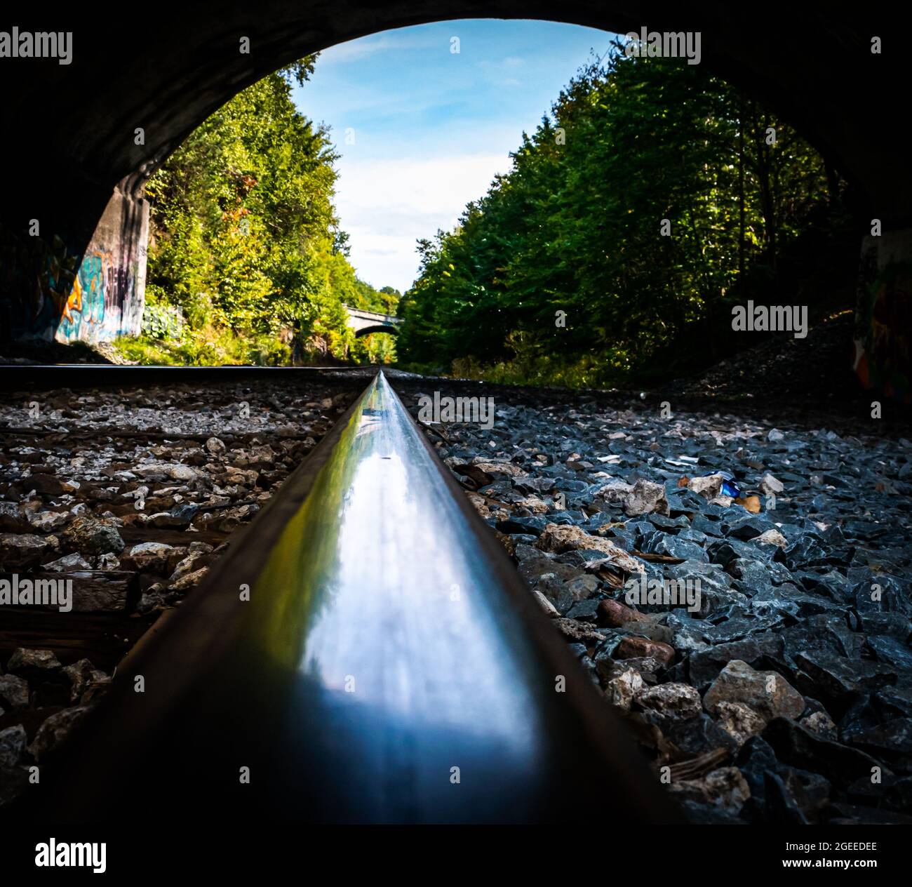 Continuous rail railway hi-res stock photography and images - Alamy