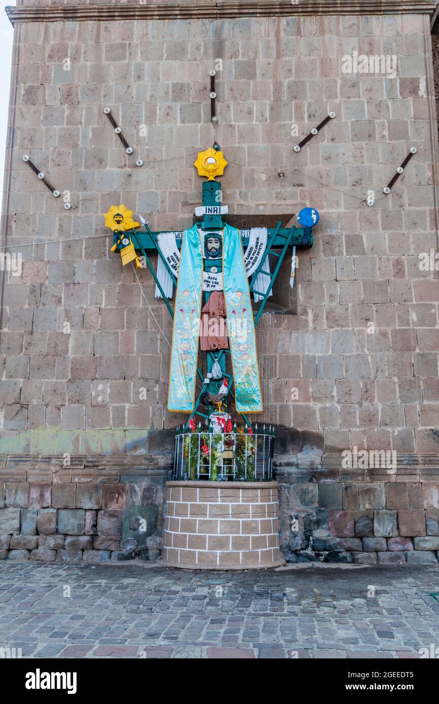 Christian cross peru hi-res stock photography and images - Alamy