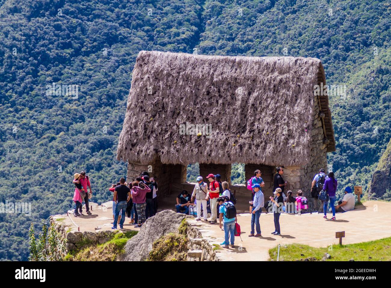 Guard house machu picchu peru hi-res stock photography and images - Alamy
