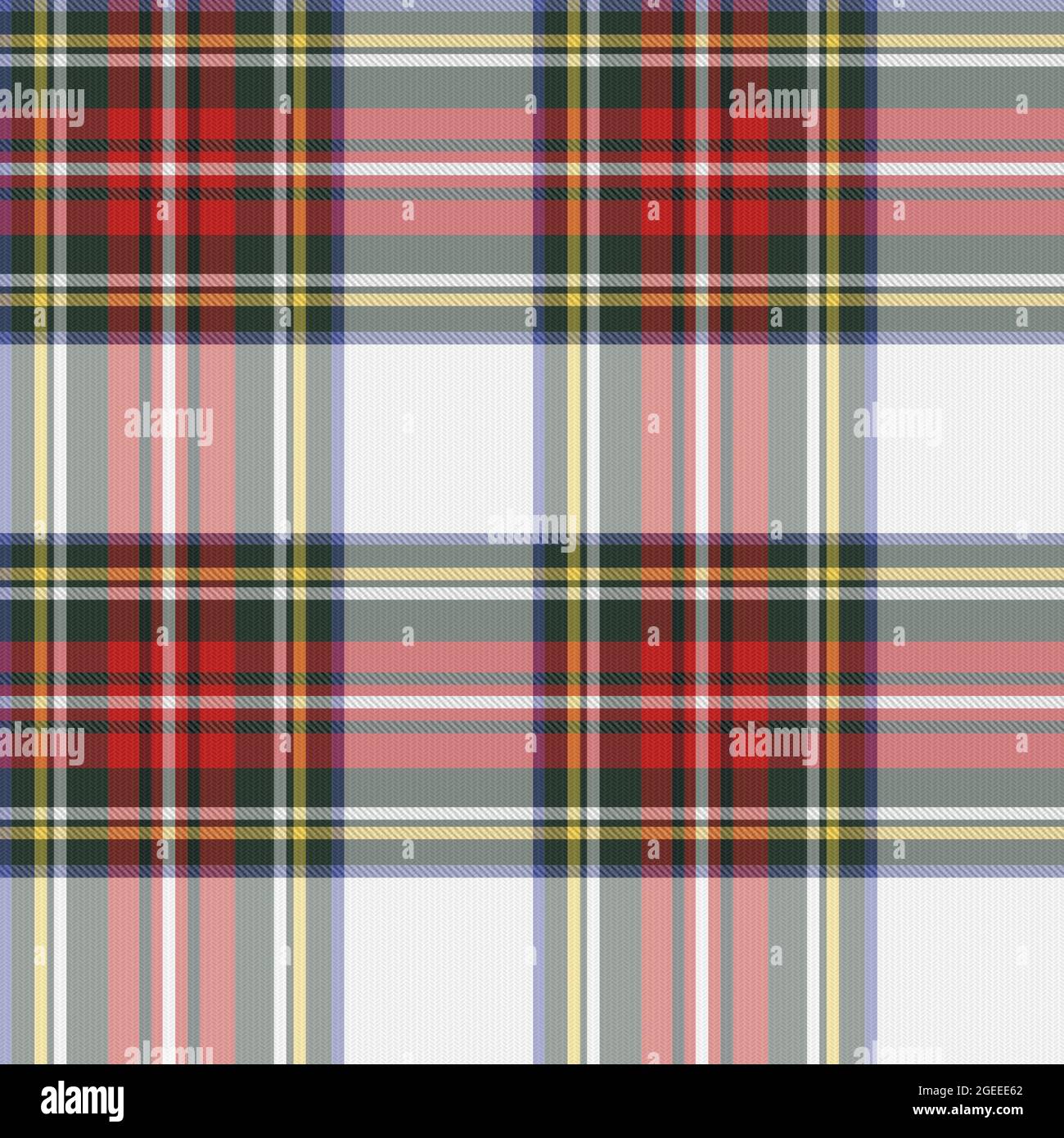 Tartan plaid pattern seamless background. Multicolour red white green ...