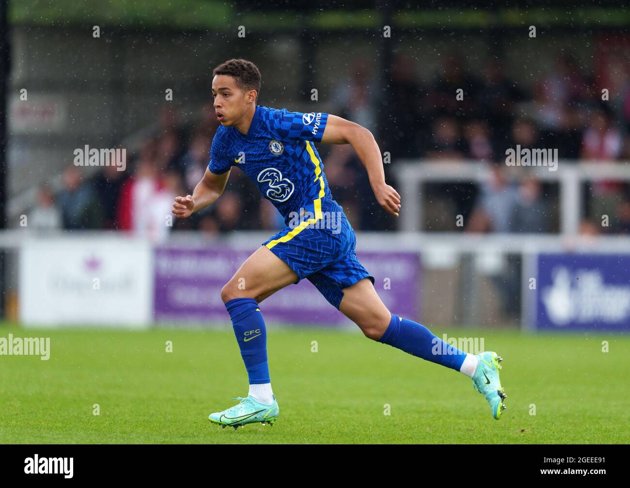 Woking, UK. 31st July, 2021. Ben Elliott of Chelsea U23 during the 2021 ...