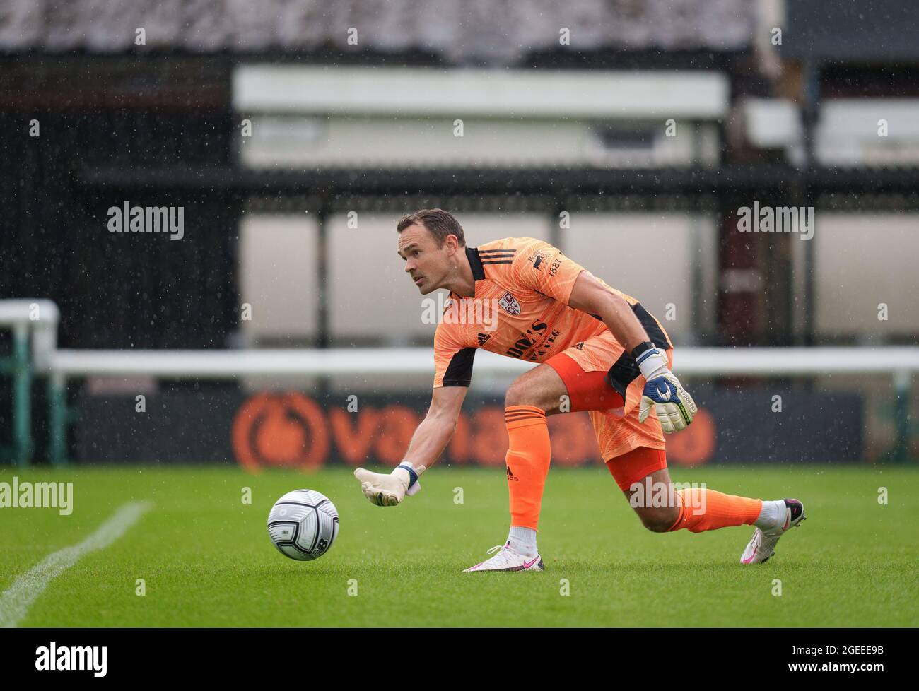 Woking, UK. 31st July, 2021. Goalkeeper Craig Ross of Woking during the ...