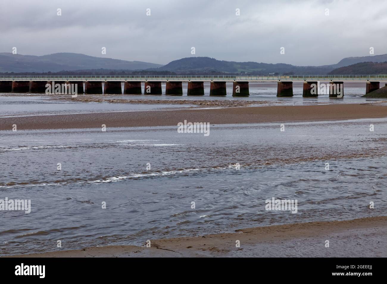 Arnside Viaduct Arnside Cumbria England High Resolution Stock ...