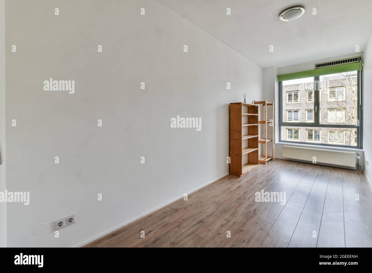 Beautiful modern interior design for an empty room in natural colors ...