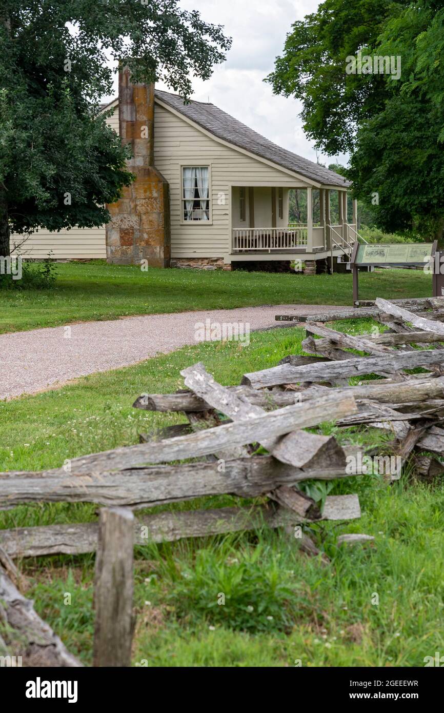 Republic, Missouri - John Ray's farmhouse at Wilson's Creek National ...