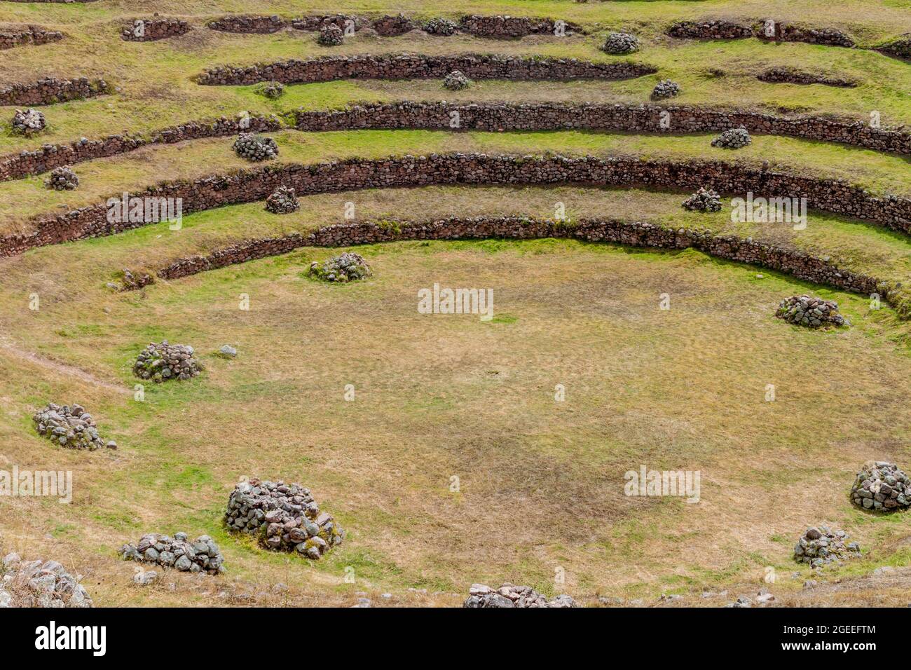 Agricultural terracing of Moray, Sacred Valley, Peru Stock Photo - Alamy