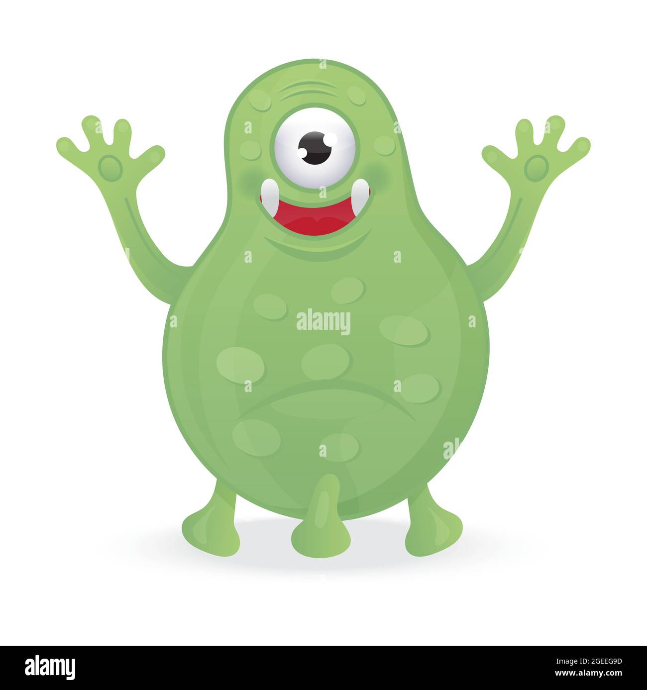 Happy Halloween vector. Colorful monster, yeti character and face in ...