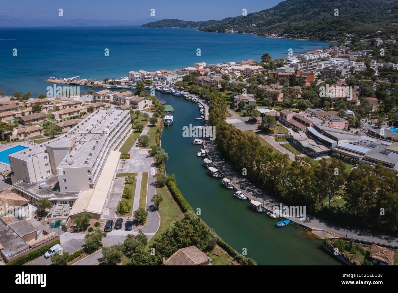 Messonghi beach hi-res stock photography and images - Alamy