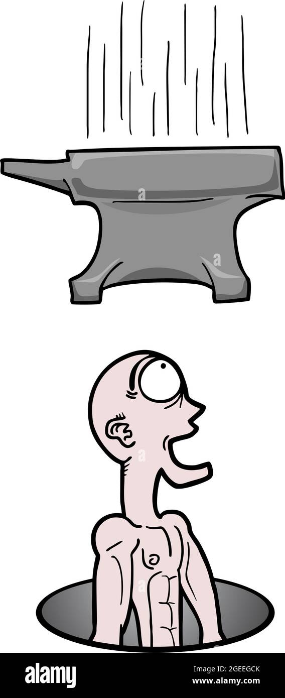 Anvil and cartoon hi-res stock photography and images - Alamy