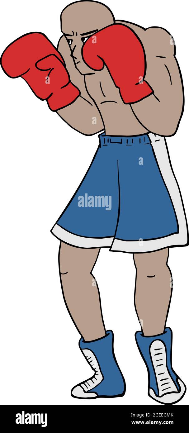 Male mma fighter Stock Vector Images - Alamy