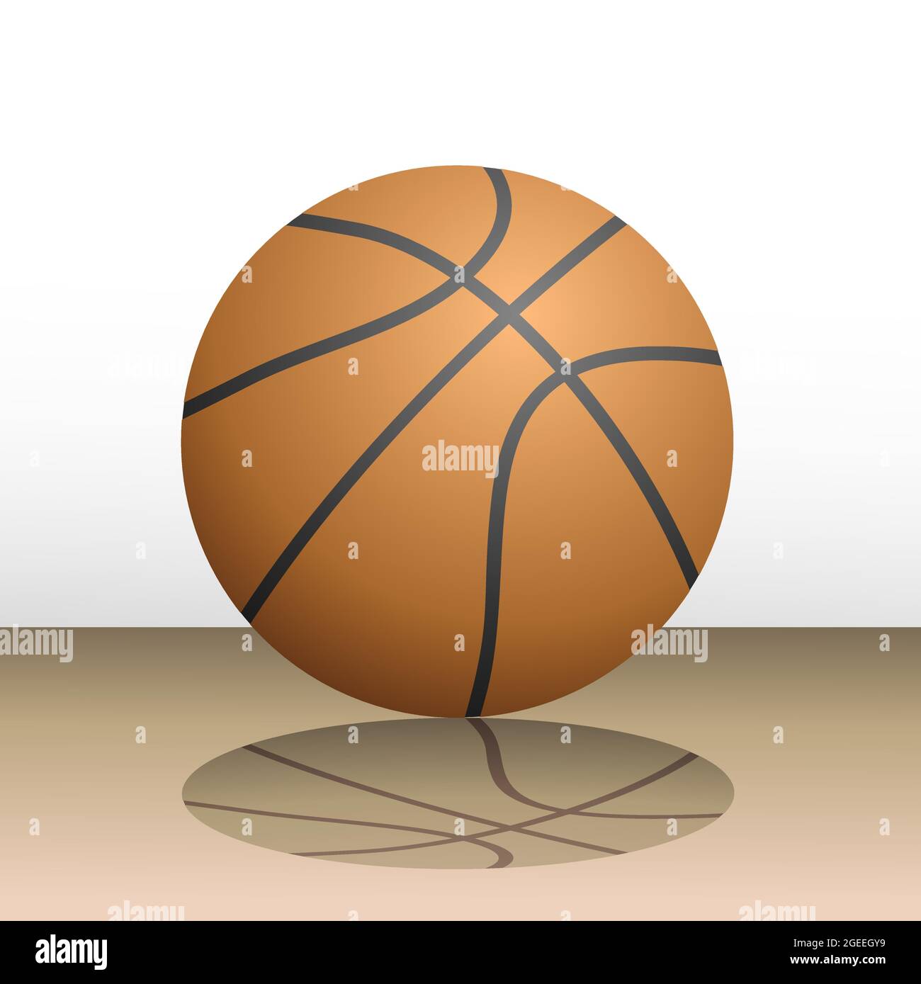 realistic basketball ball illustration Stock Vector Image & Art - Alamy