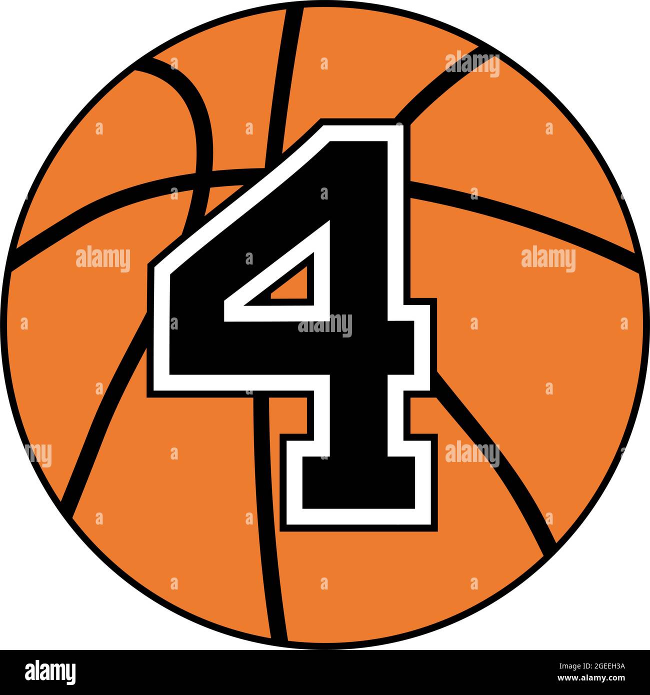 Number 4 basketball player hi-res stock photography and images - Alamy