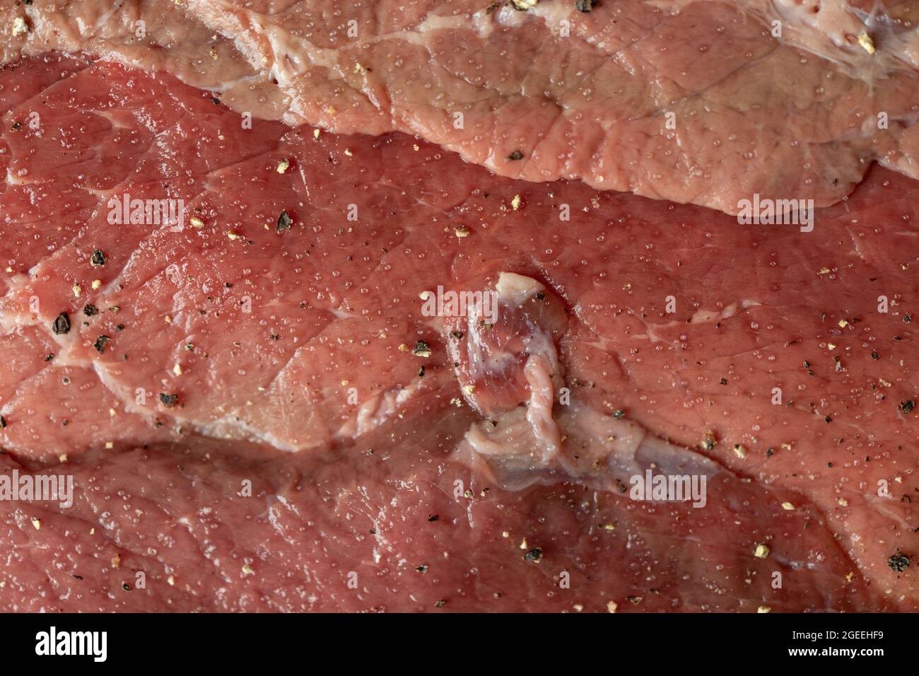 Fresh raw meat of beef for steaks at butcher shop Stock Photo - Alamy