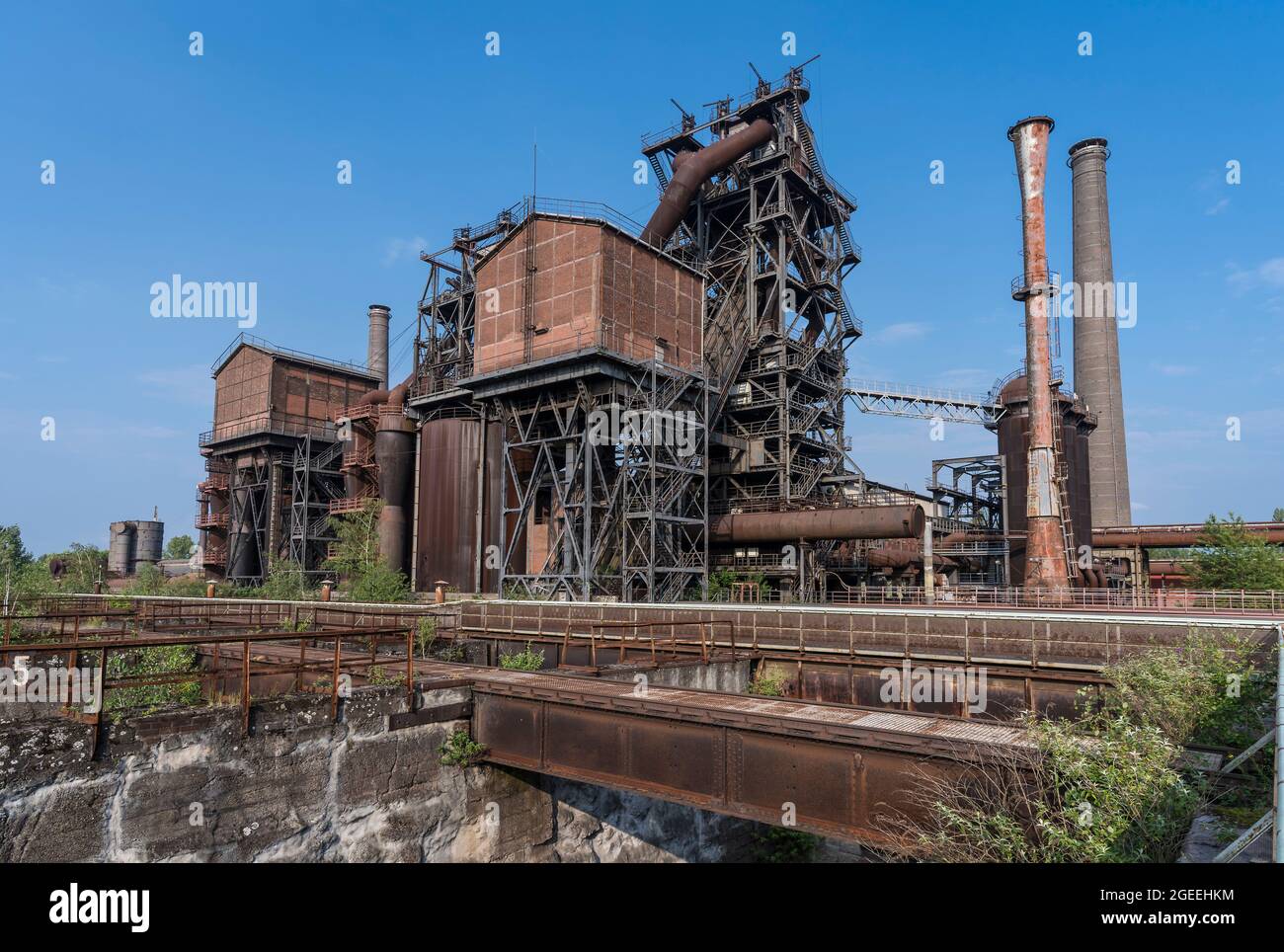 Historic steel melting facility in Duisburg Stock Photo - Alamy
