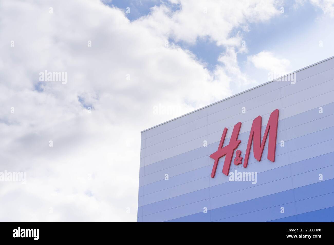 H&M central distribution centre England UK Stock Photo - Alamy