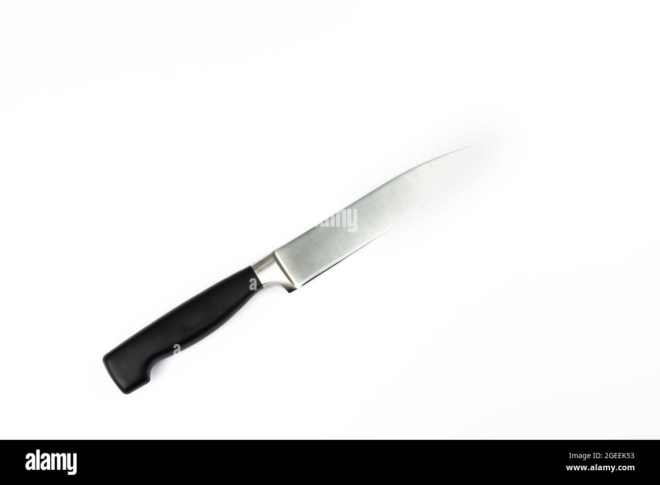 Butcher knife isolated on white background Stock Photo - Alamy