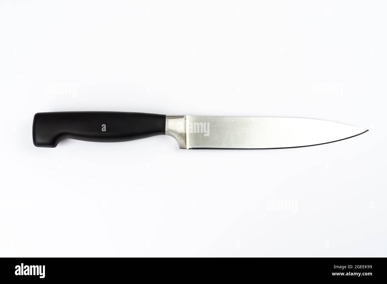 Butcher knife isolated on white background Stock Photo - Alamy