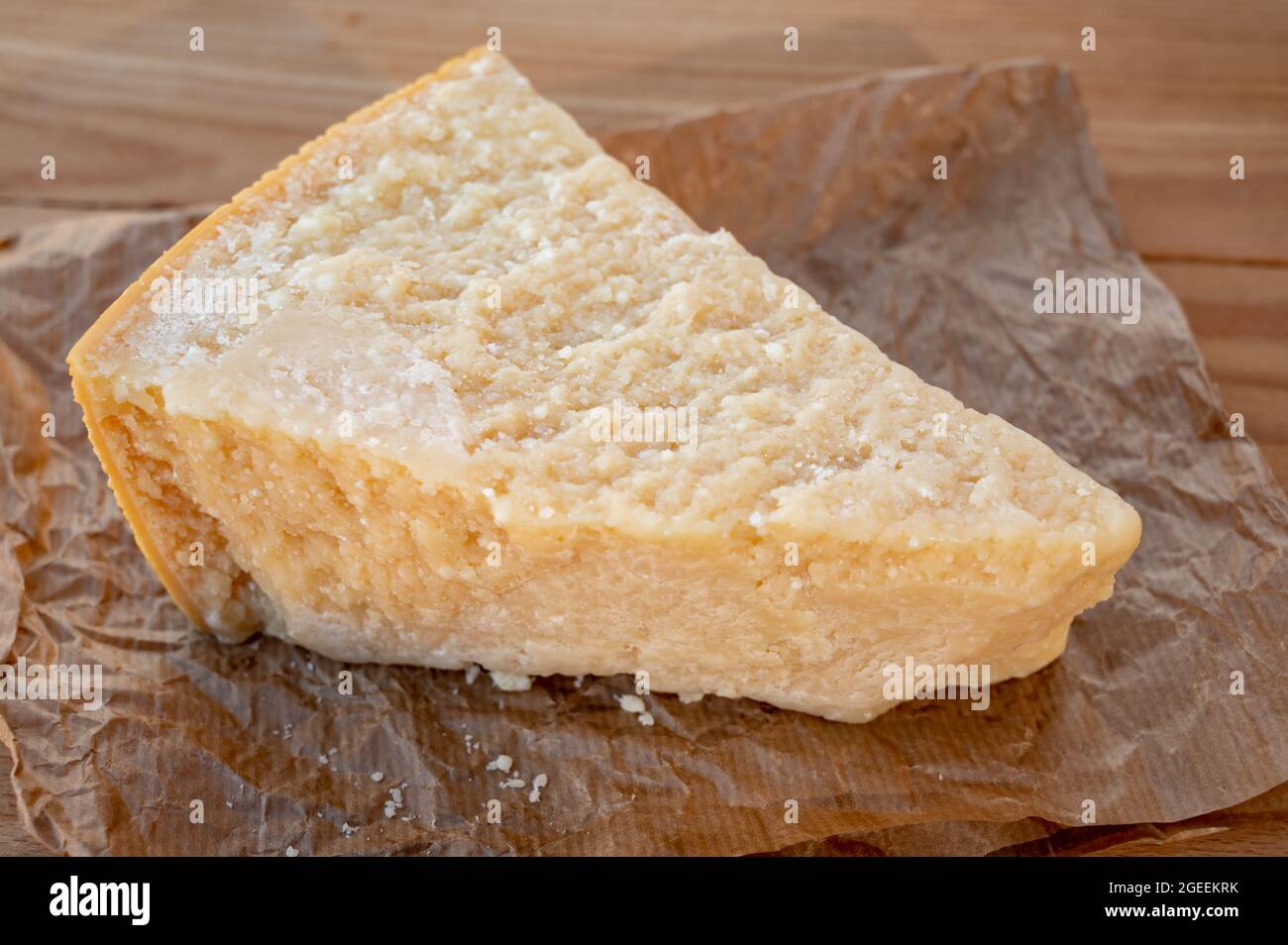 Cheese collection, piece of matured cheese pasmesan parmigiano reggiano ...