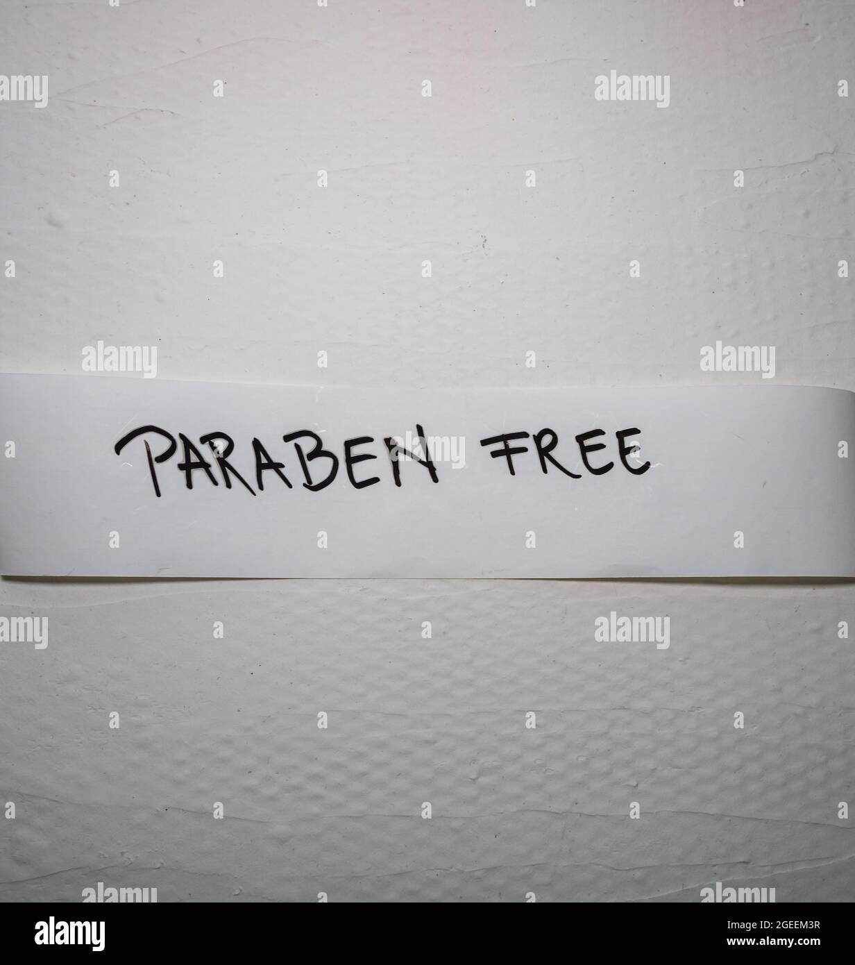 Handwritten notes on white note paper Stock Photo - Alamy