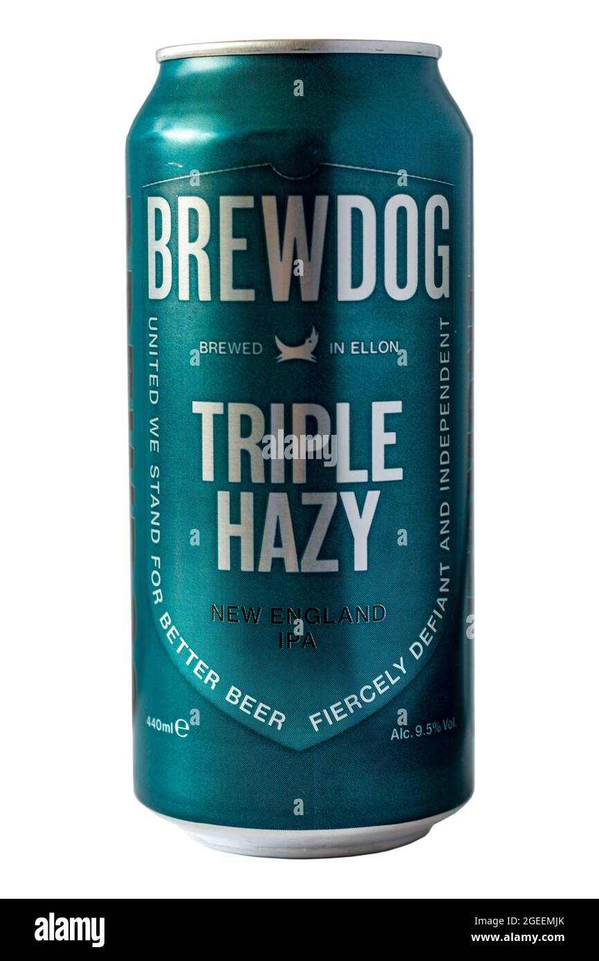 Brewdog Brewery Triple Hazy. 9.5% abv Stock Photo - Alamy