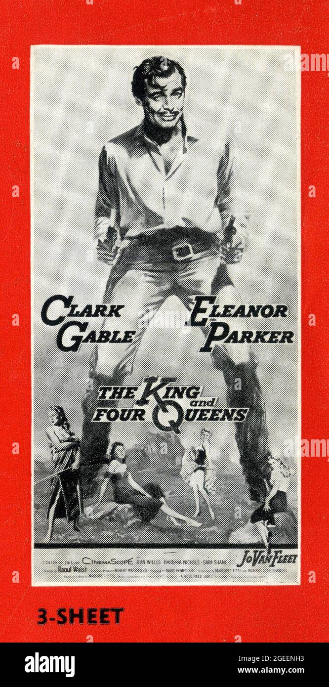 CLARK GABLE ELEANOR PARKER JEAN WILLES BARBARA NICHOLS and SARA SHANE ...