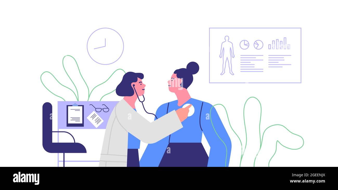 Routine check up Stock Vector Images - Alamy