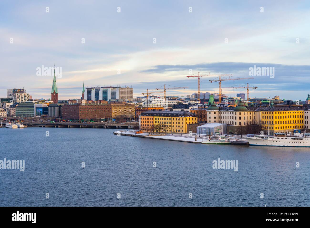 View of the architecture of Stockholm from afar Stock Photo - Alamy