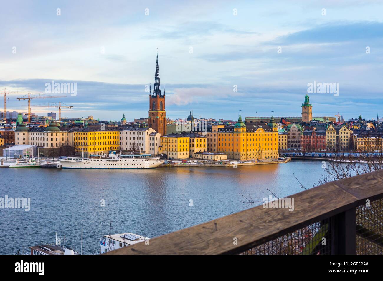 View of the architecture of Stockholm from afar Stock Photo - Alamy