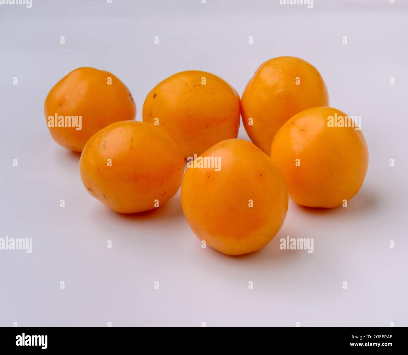 Caja Brazilian fruit on white background Stock Photo - Alamy