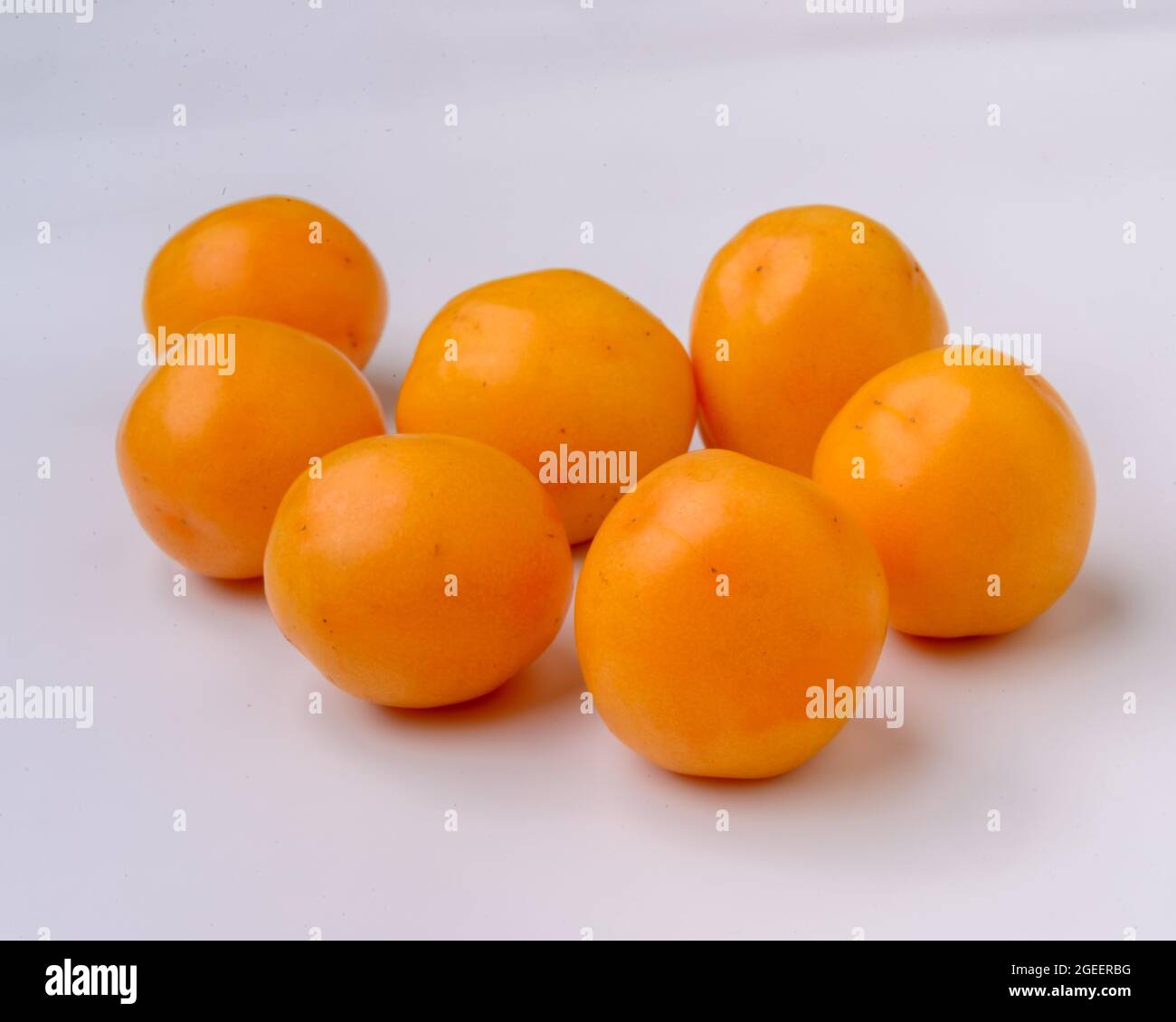 Caja Brazilian fruit on white background Stock Photo - Alamy