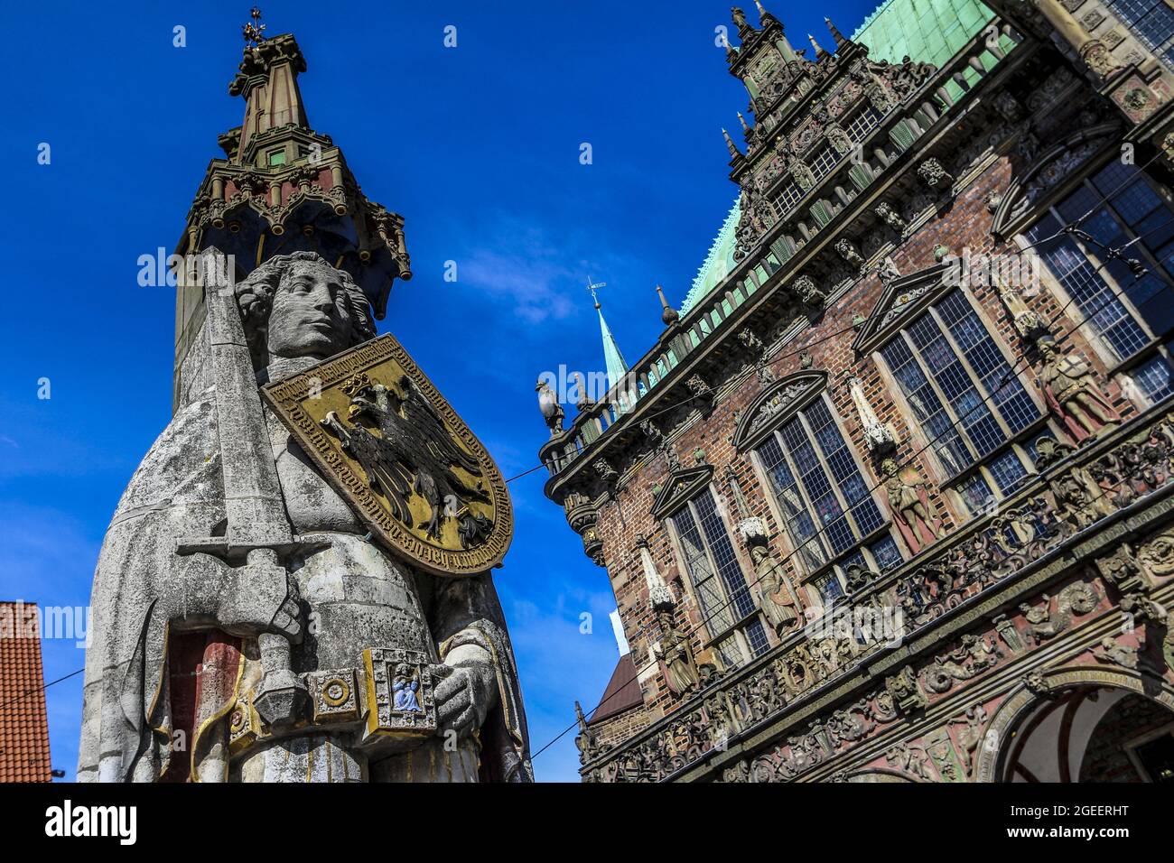 Bremer Roland Statue Stock Photo - Alamy