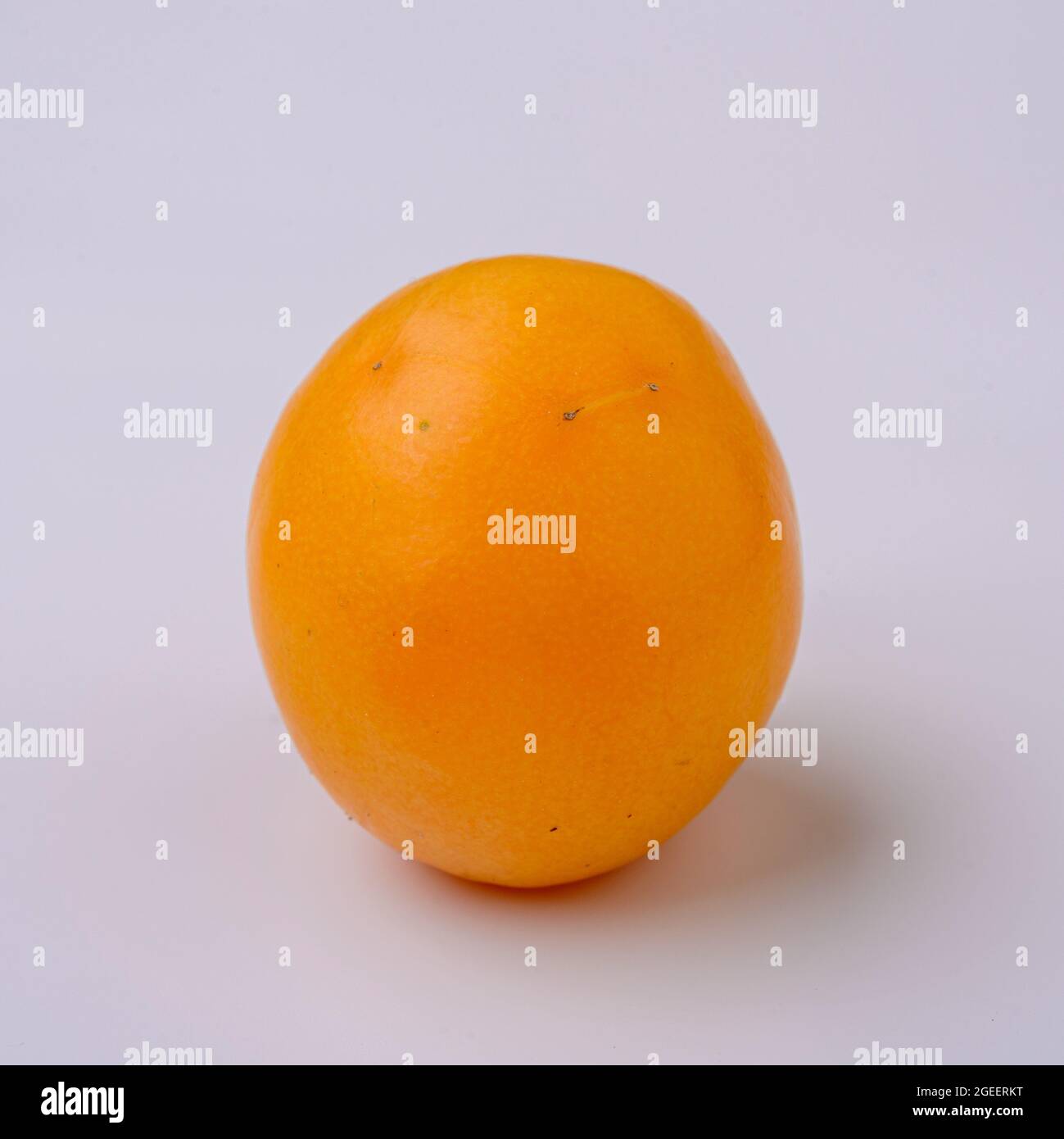 Caja Brazilian fruit on white background Stock Photo - Alamy