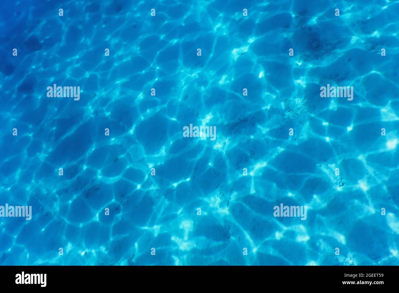 Underwater Blue Ocean, Sandy sea bottom Underwater background Stock ...