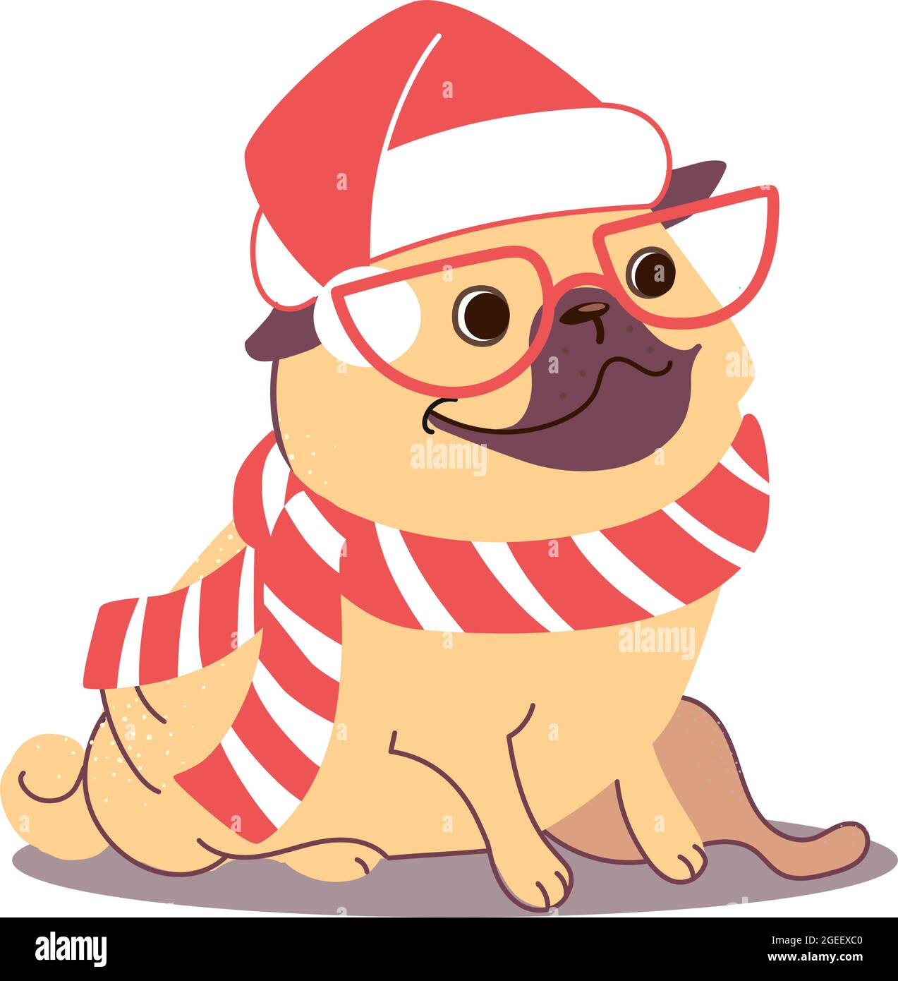 Cartoon Pug