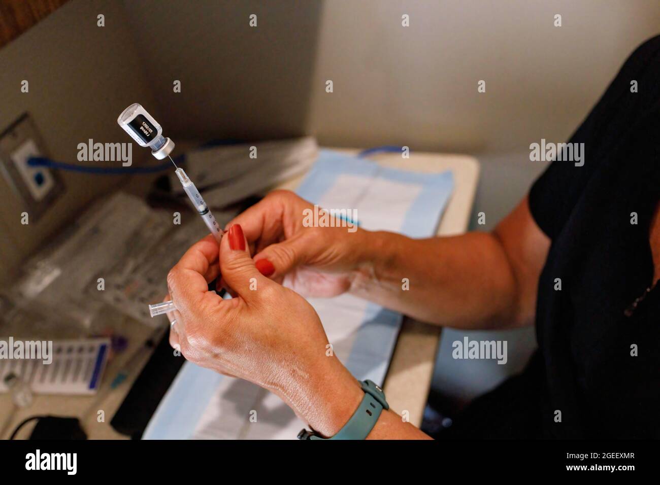 Columbus, United States. 19th Aug, 2021. Mary Jo Vetorino, a Registered ...