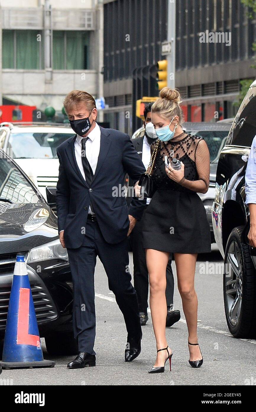 New York, NY, USA. 19th Aug, 2021. Sean Penn, Dylan Penn at arrivals ...